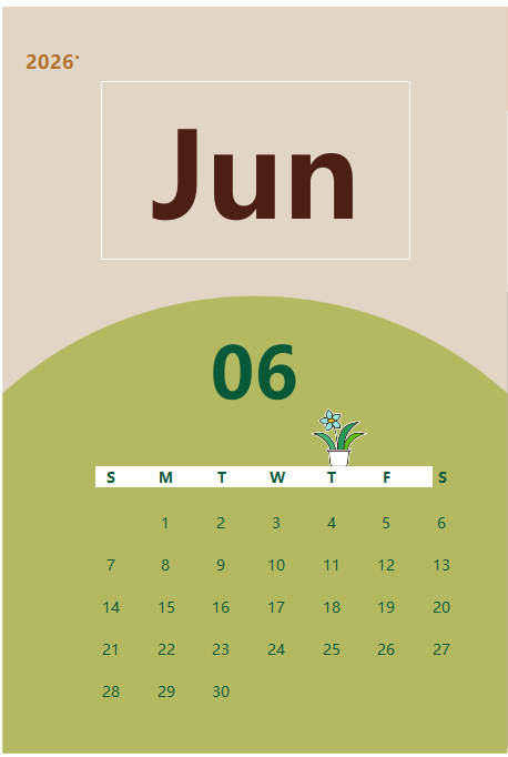 Free 2026 Calendar Template - Minimalist & Printable